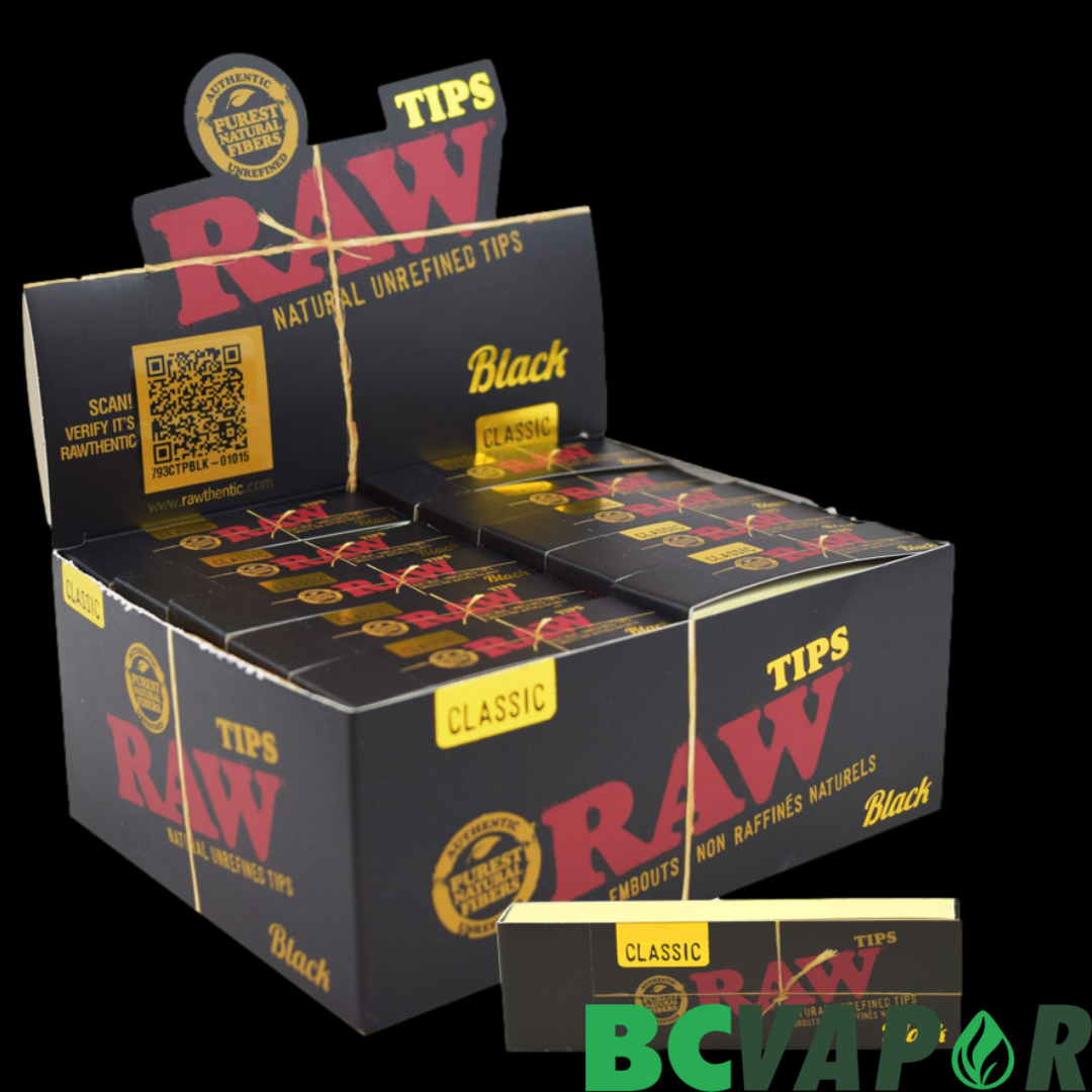 RAW BLACK TIPS | BCVapor